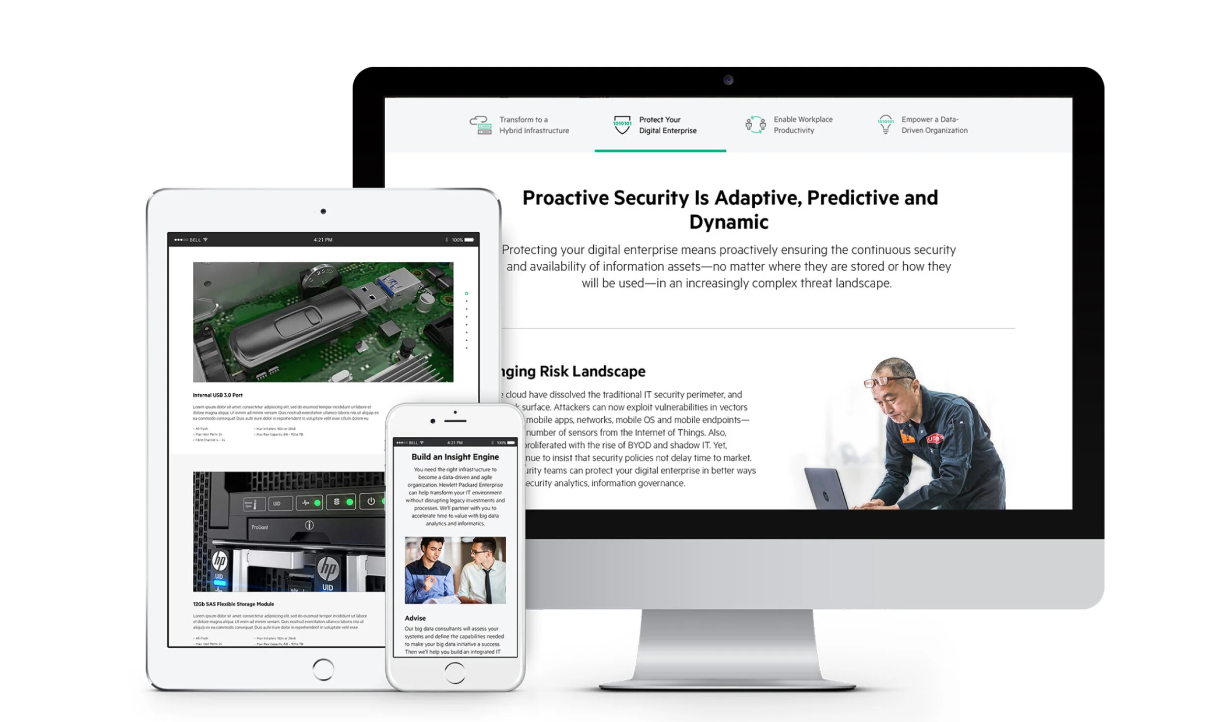 Hewlett Packard Enterprise • Visual Design — Jinhee Hong's Portfolio