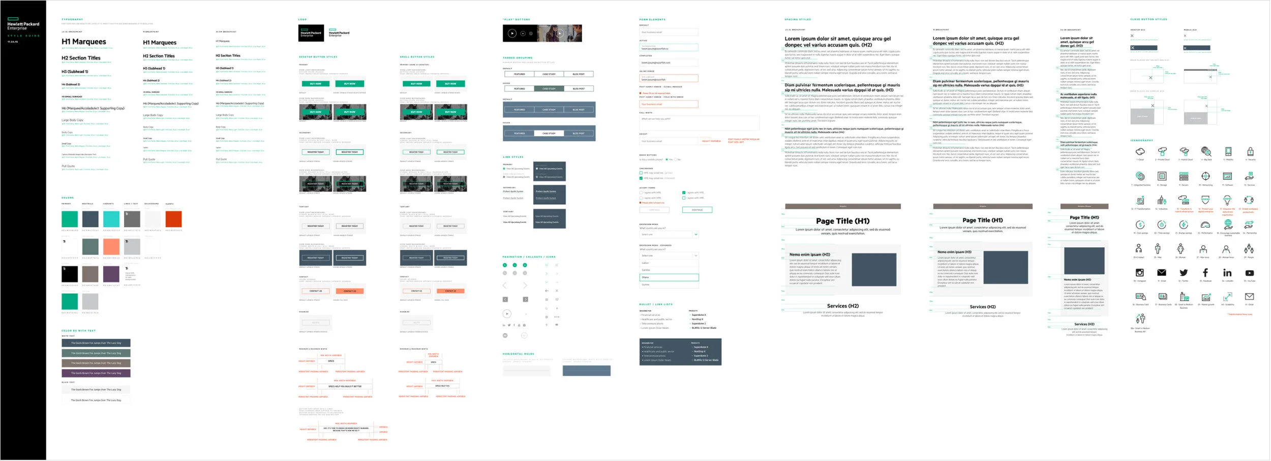 Hewlett Packard Enterprise • Visual Design — Jinhee Hong's Portfolio