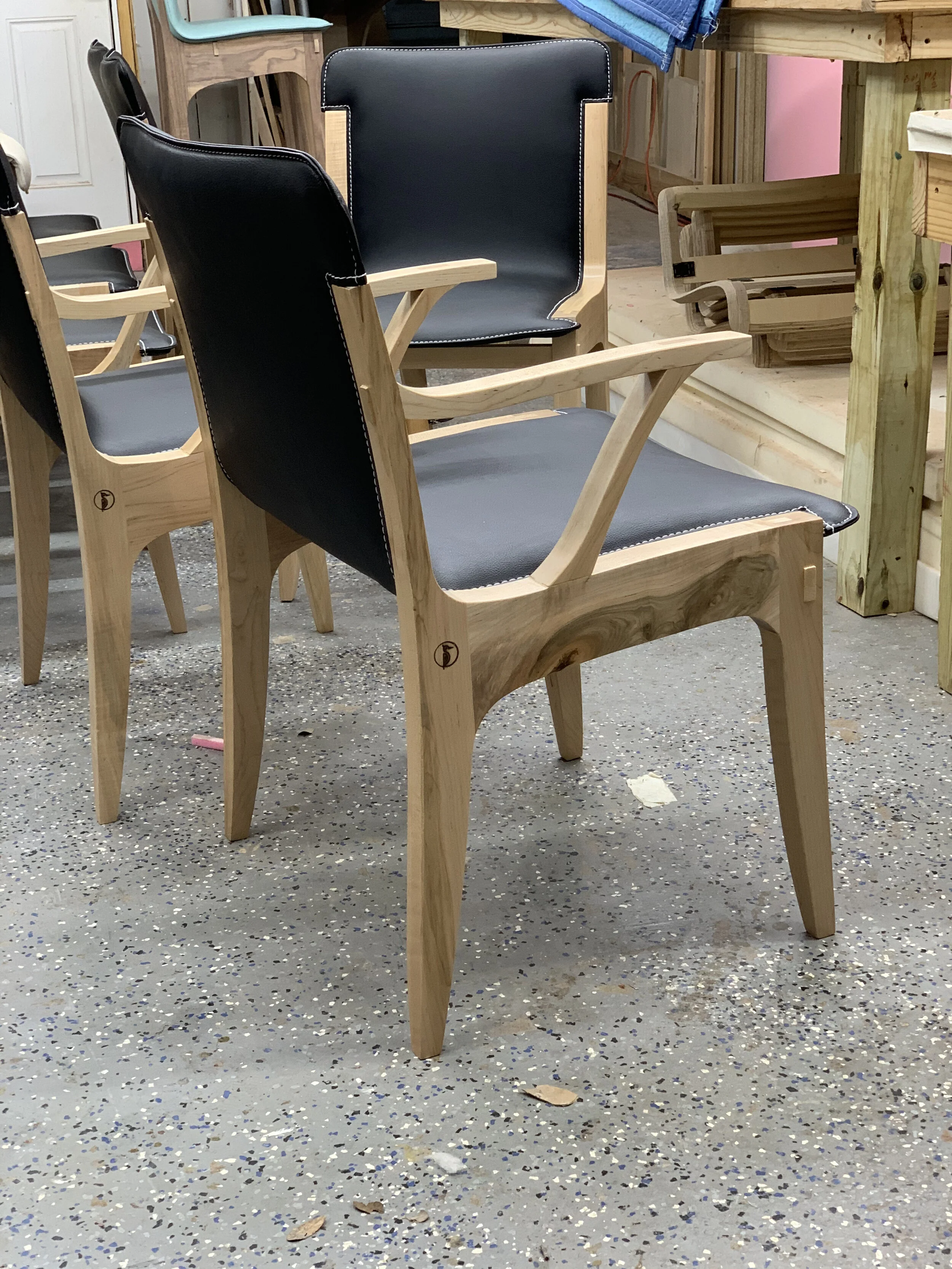 Emi Slim Dining Chair — Picchios: Chairs 100% Handcrafted in America