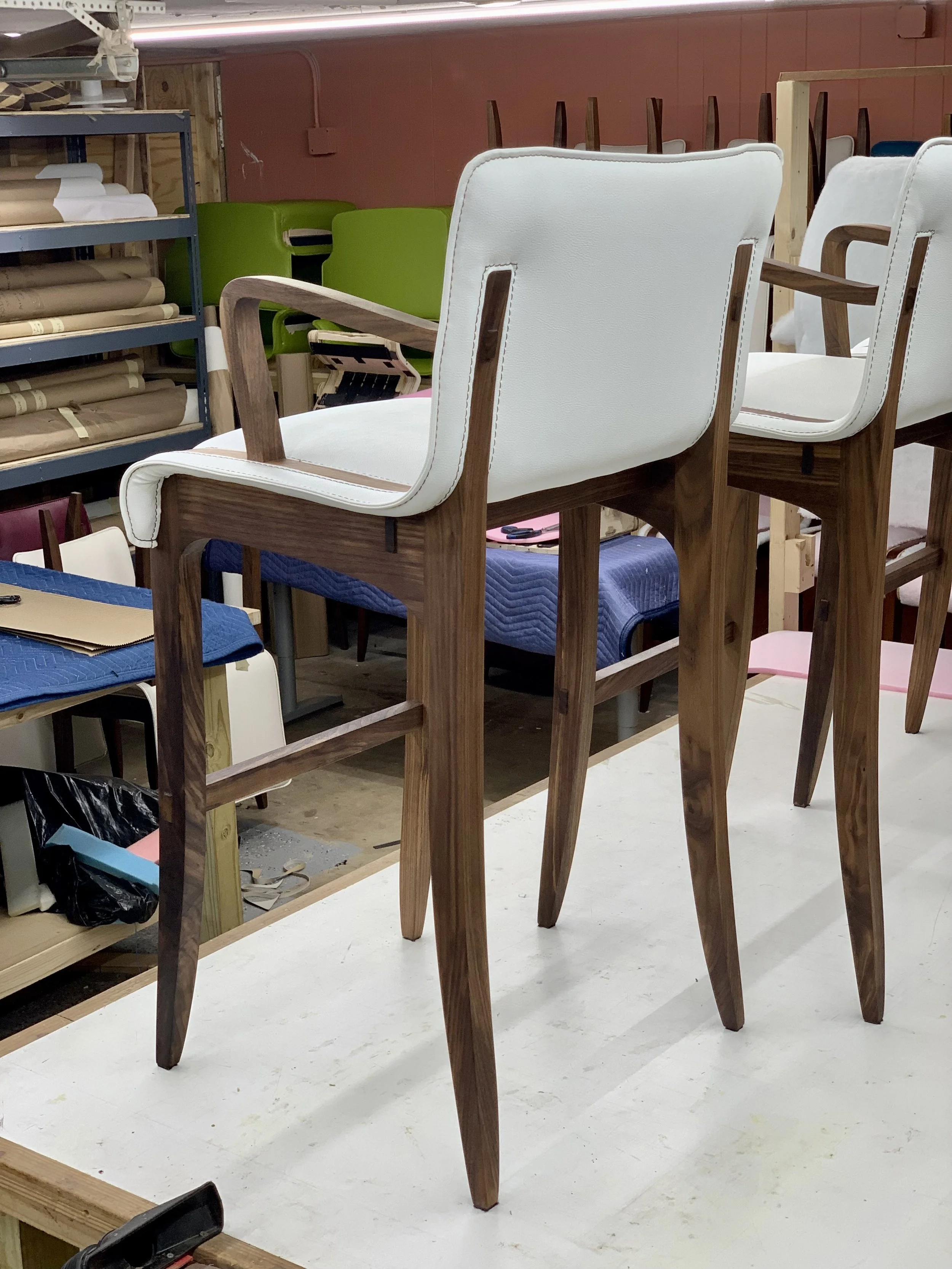 CocoLina Barstool — Picchios: Chairs 100% Handcrafted in America