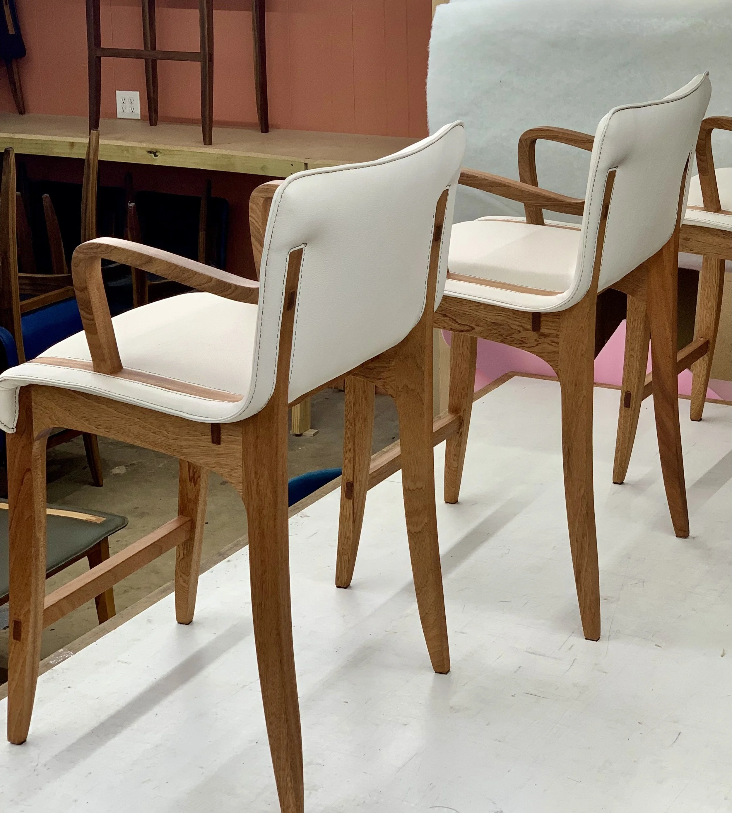 CocoLina Barstool — Picchios: Chairs 100% Handcrafted in America