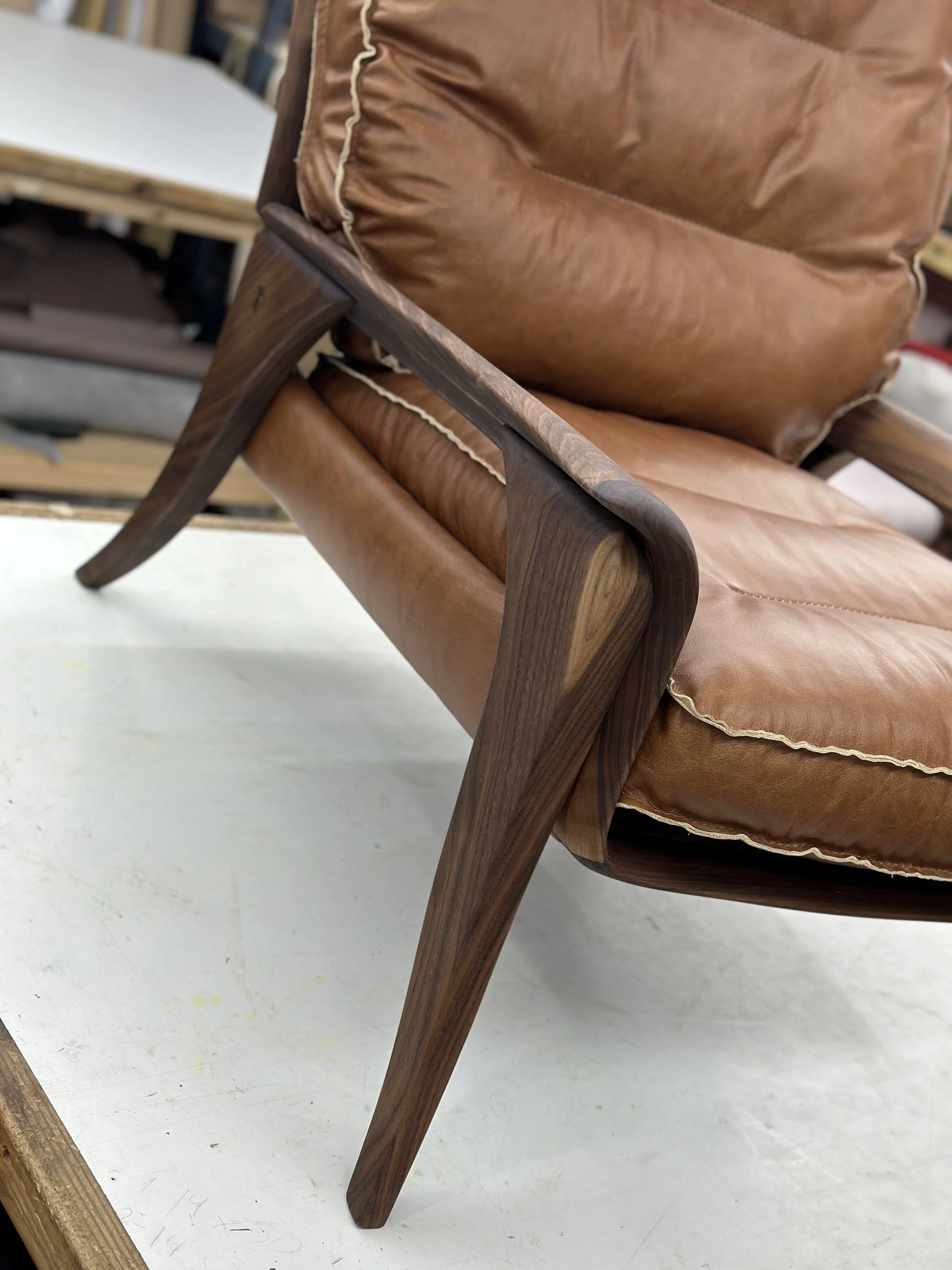 Gelina II Lounge Chair — Picchios: Chairs 100% Handcrafted in America