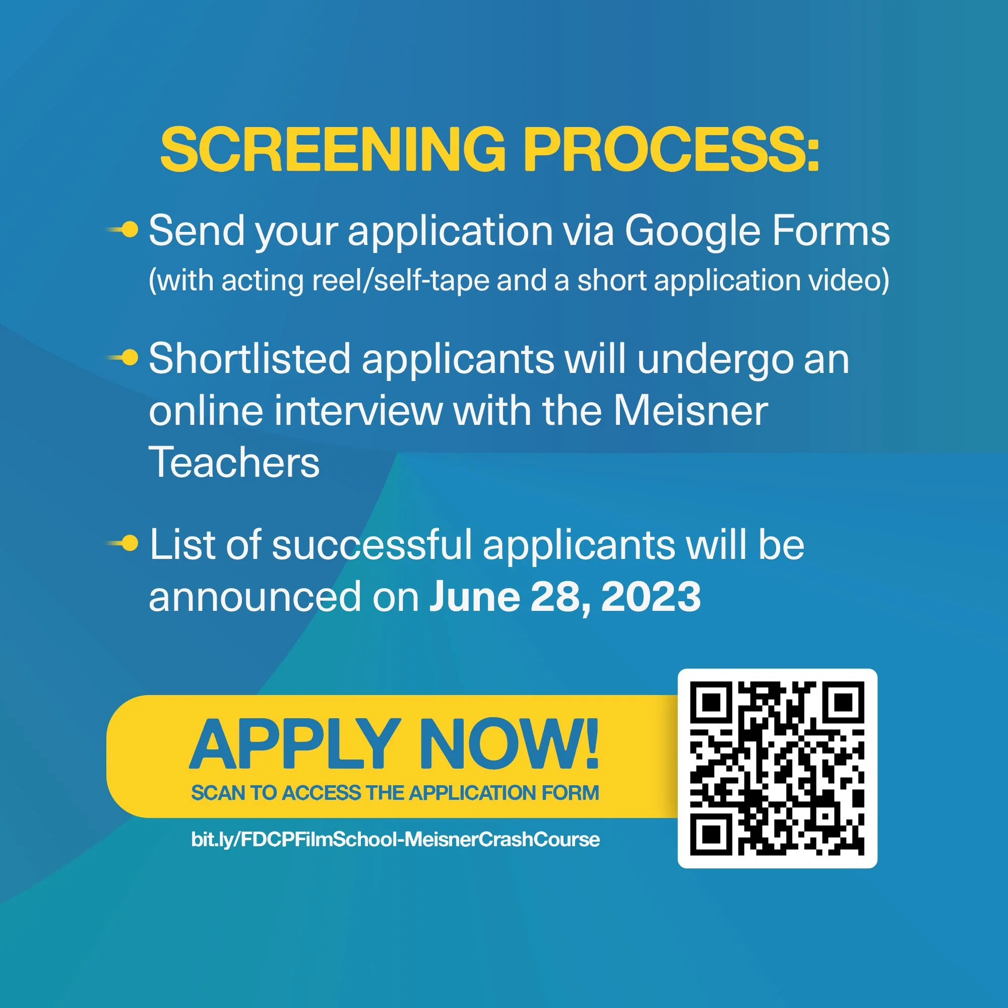 FDCP Meisner Crash Course for Actors — Meisner Studio Manila