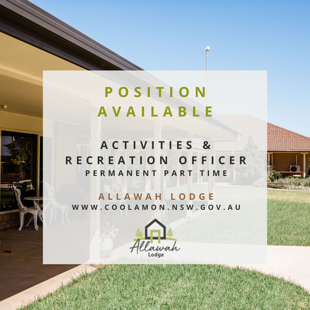 Jobs — Coolamon Shire Council