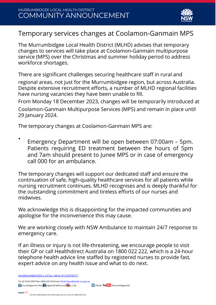 Coolamon Shire Council