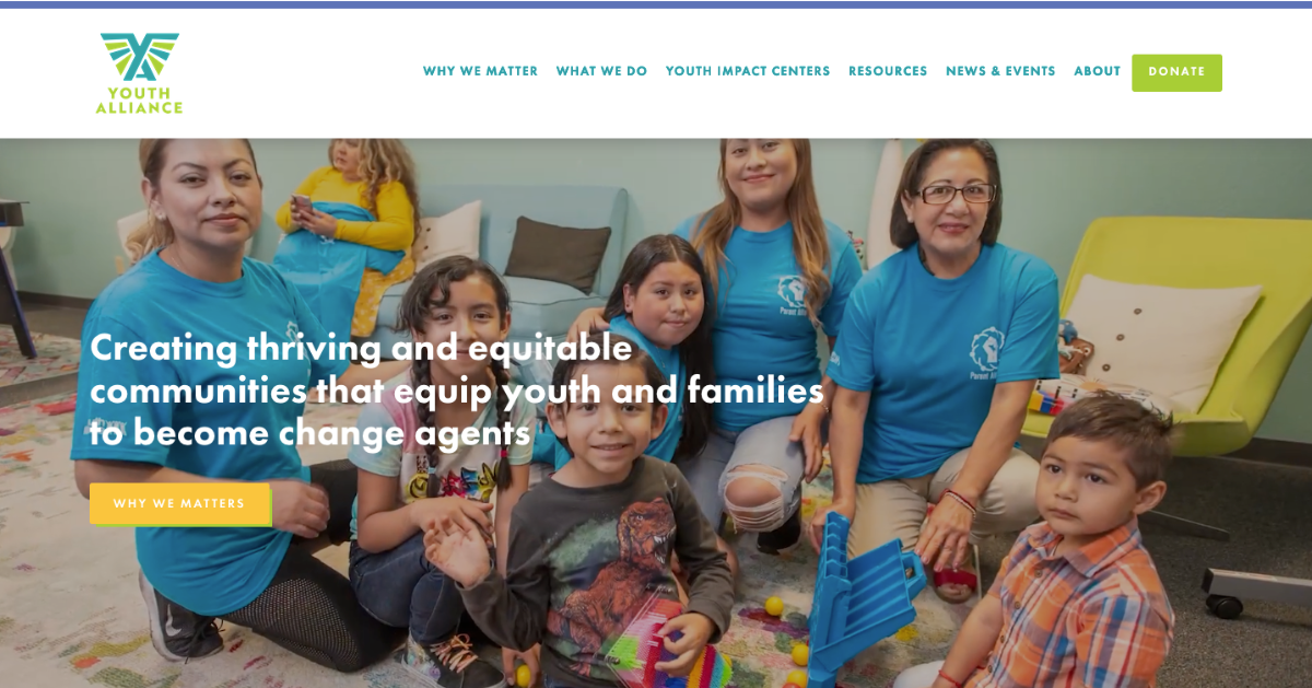 A new website launch for the next 7️⃣ Generations — Youth Alliance
