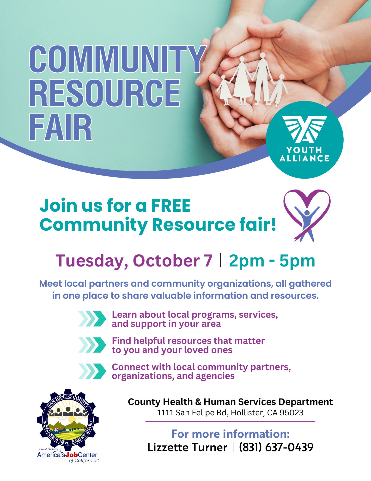 Community Resource Fair〡Feria de Recursos Comunitarios — Youth Alliance