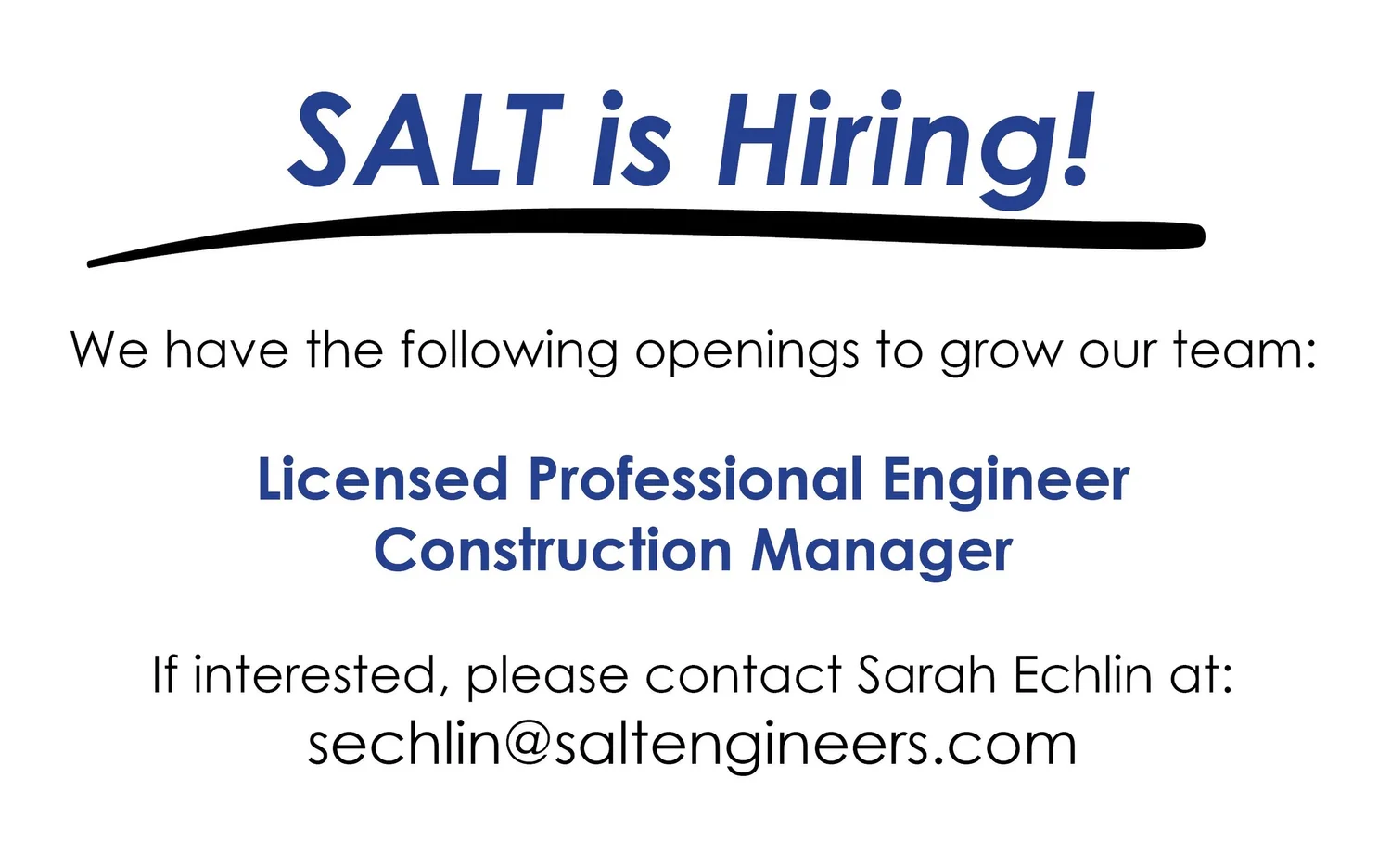 Earnest, Honest Engineering.