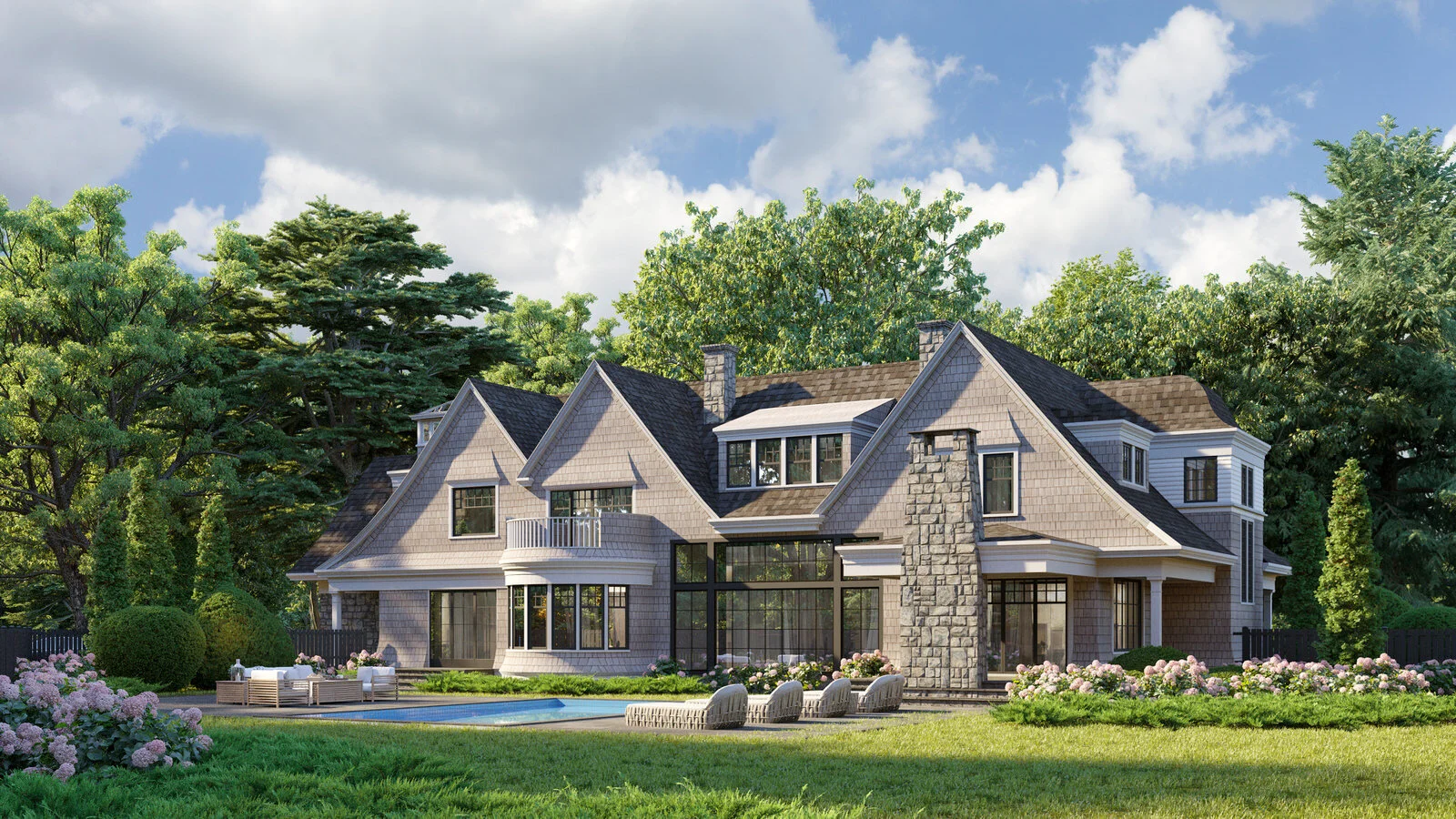 Rendering of Wychwood Shingle Style — Stonewater Architecture