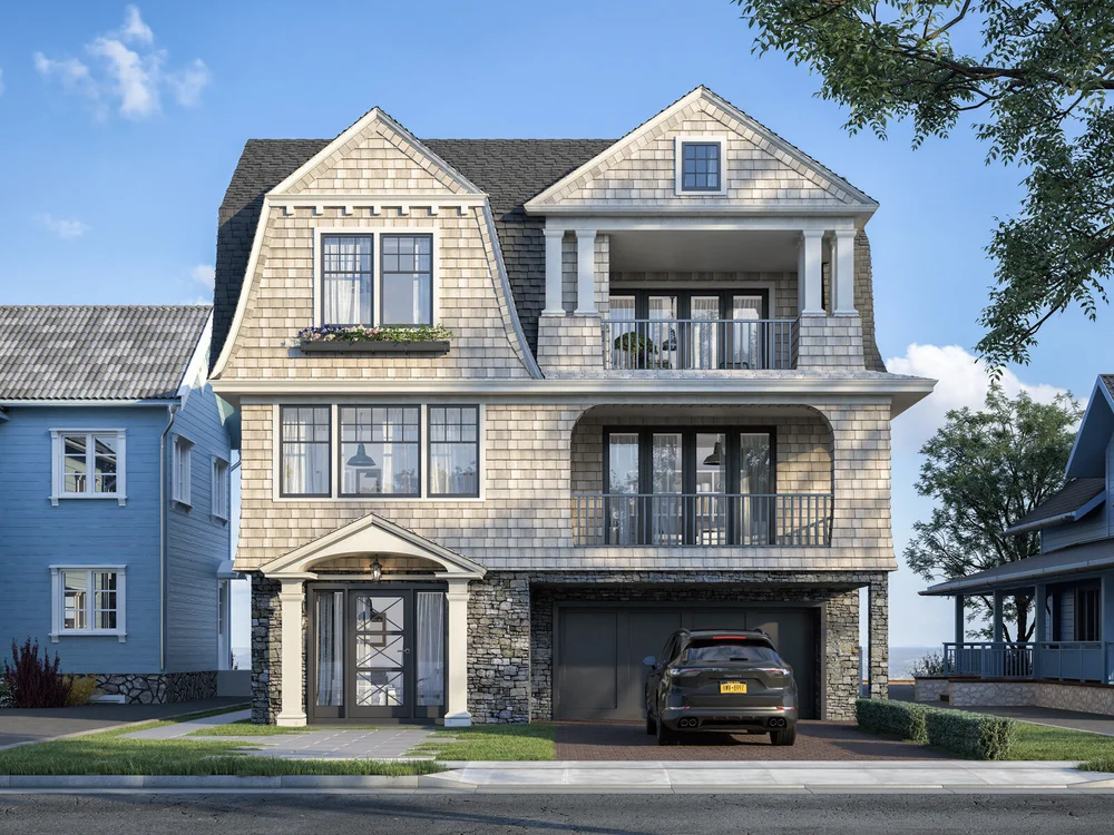 Rendering of Bayfront Home — Stonewater Architecture
