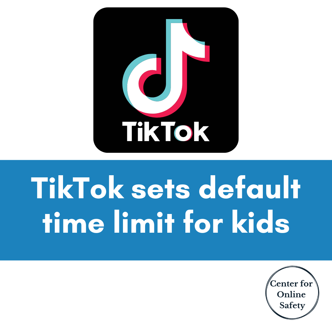 TikTok limits kids’ content consumption to 1 hour per day — Center for ...