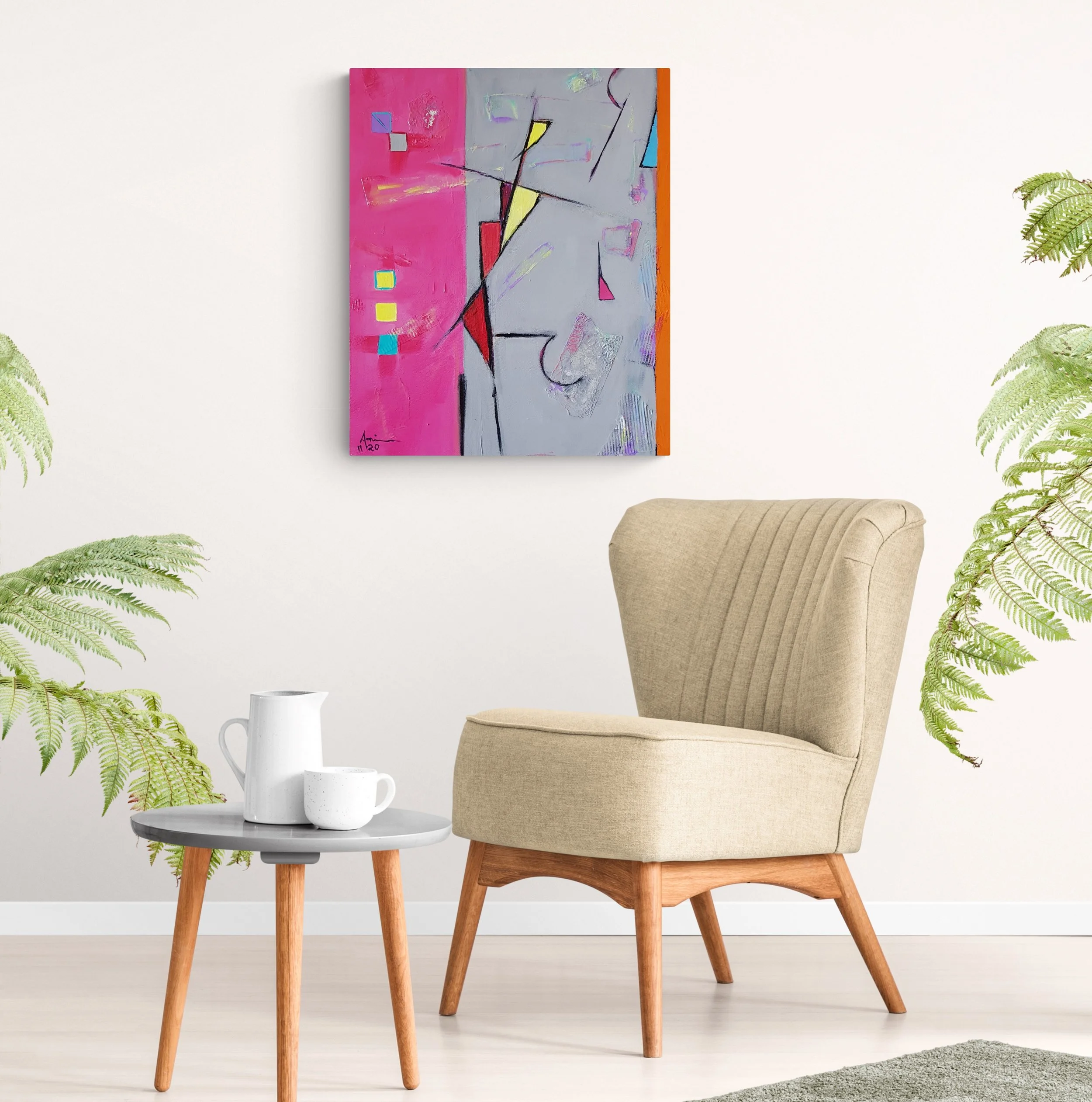 Amir Roshdy, Abstract Expressionism artist in UAE-Dubai