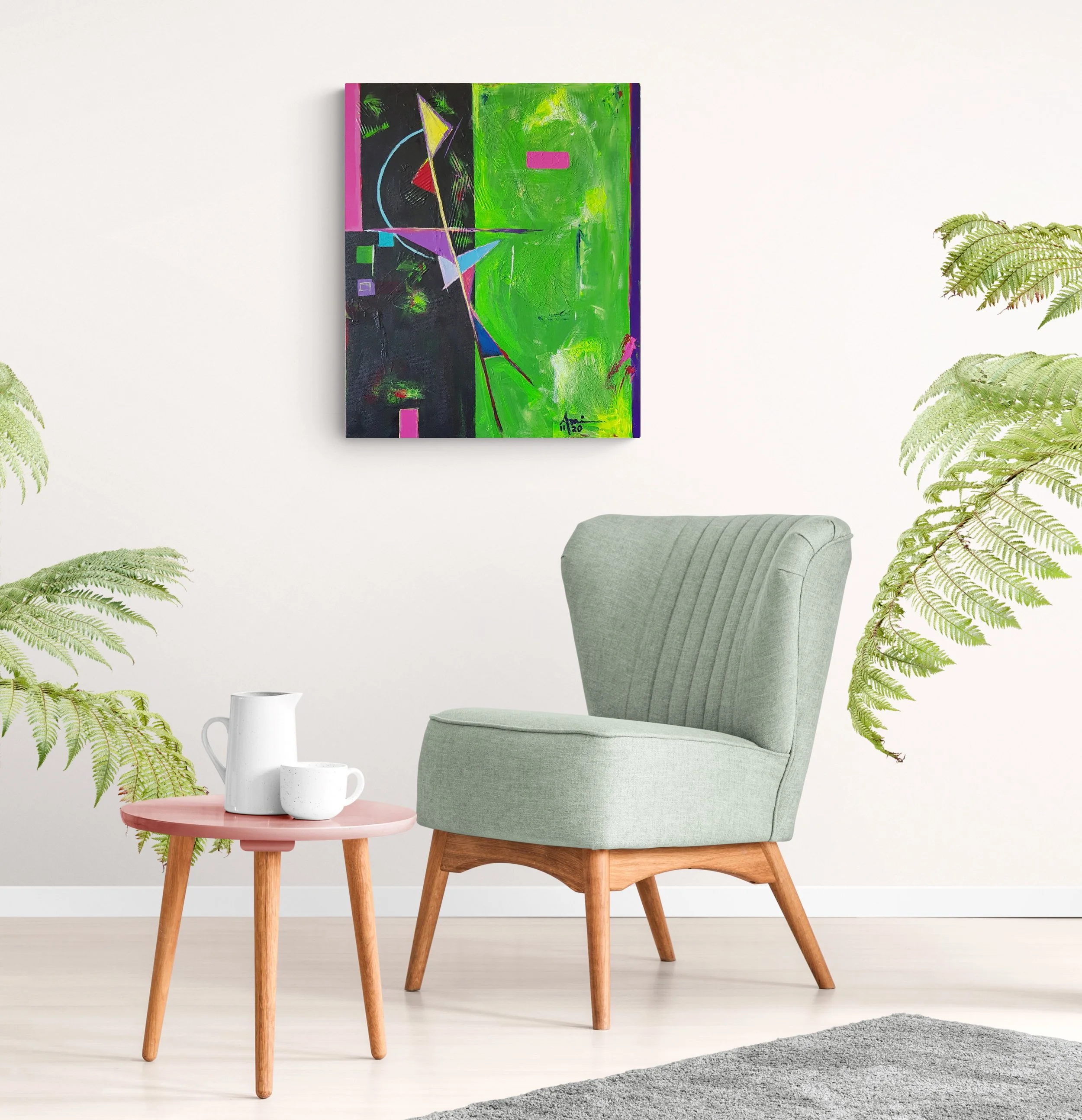 Amir Roshdy, Abstract Expressionism artist in UAE-Dubai