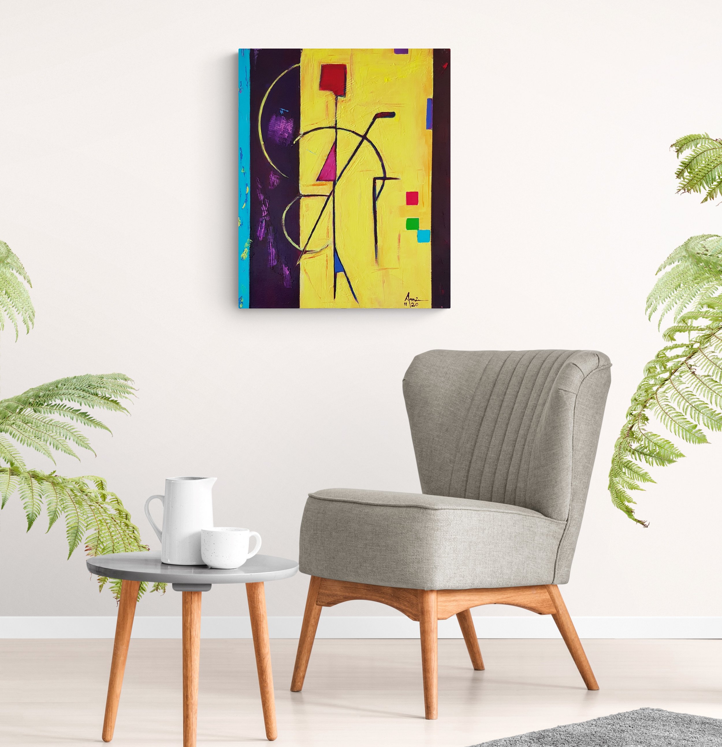 Amir Roshdy, Abstract Expressionism artist in UAE-Dubai