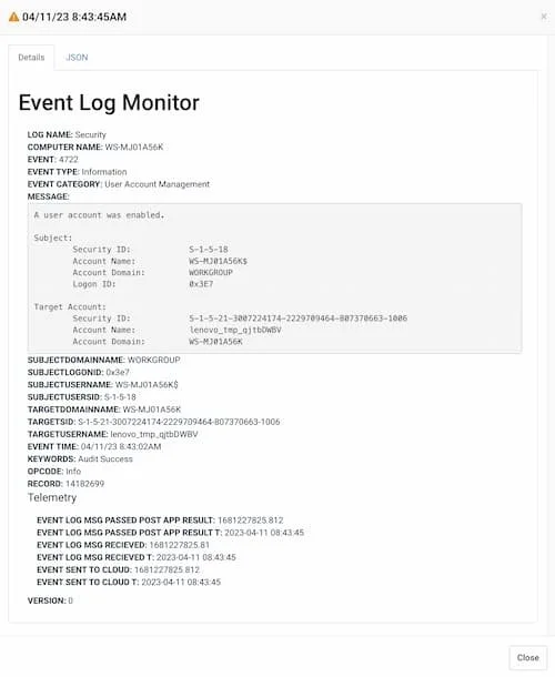 Enterprotect 360: Event Log Monitoring | Enterprotect