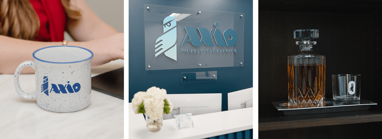 Axio Wealth Strategies Logo and Brand Identity — the cece shop