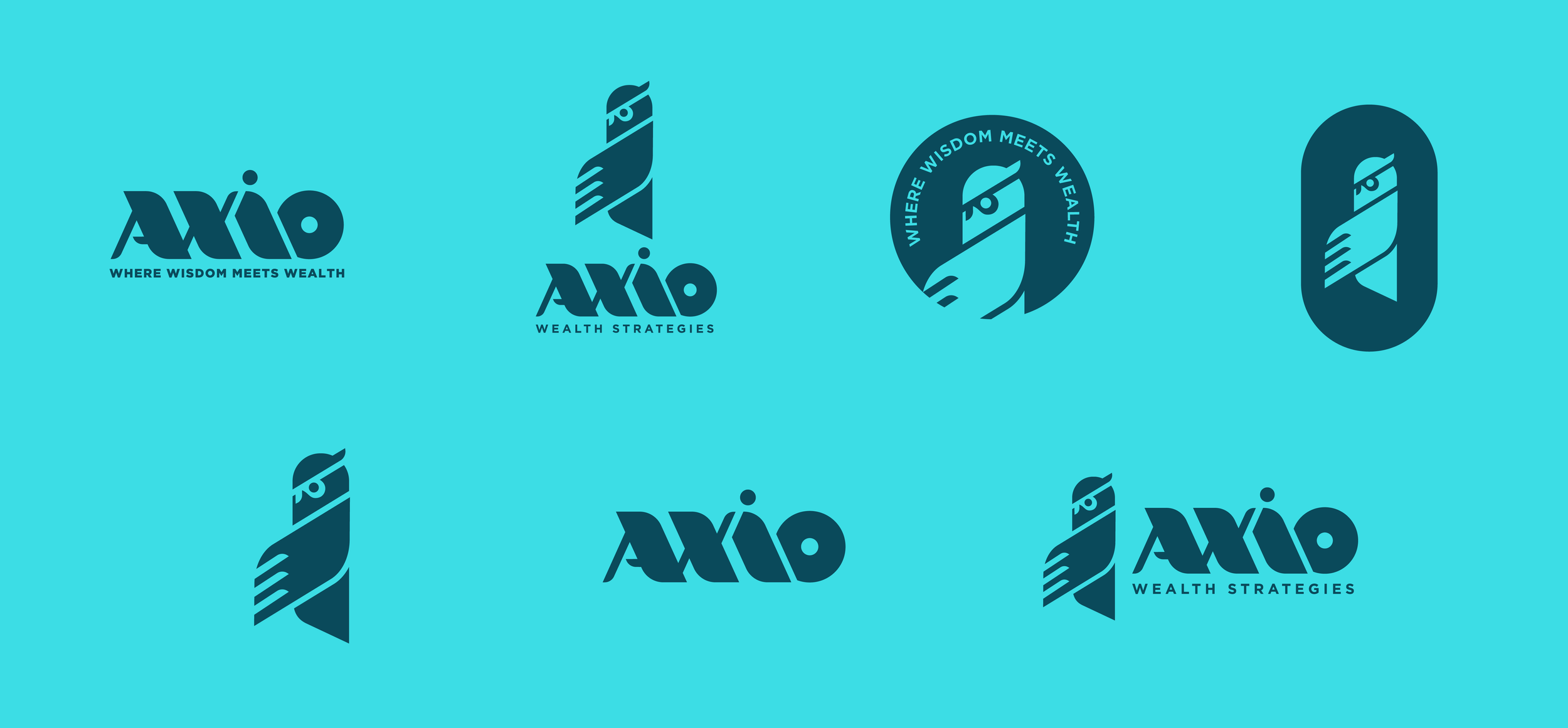 Axio Wealth Strategies Logo and Brand Identity — the cece shop