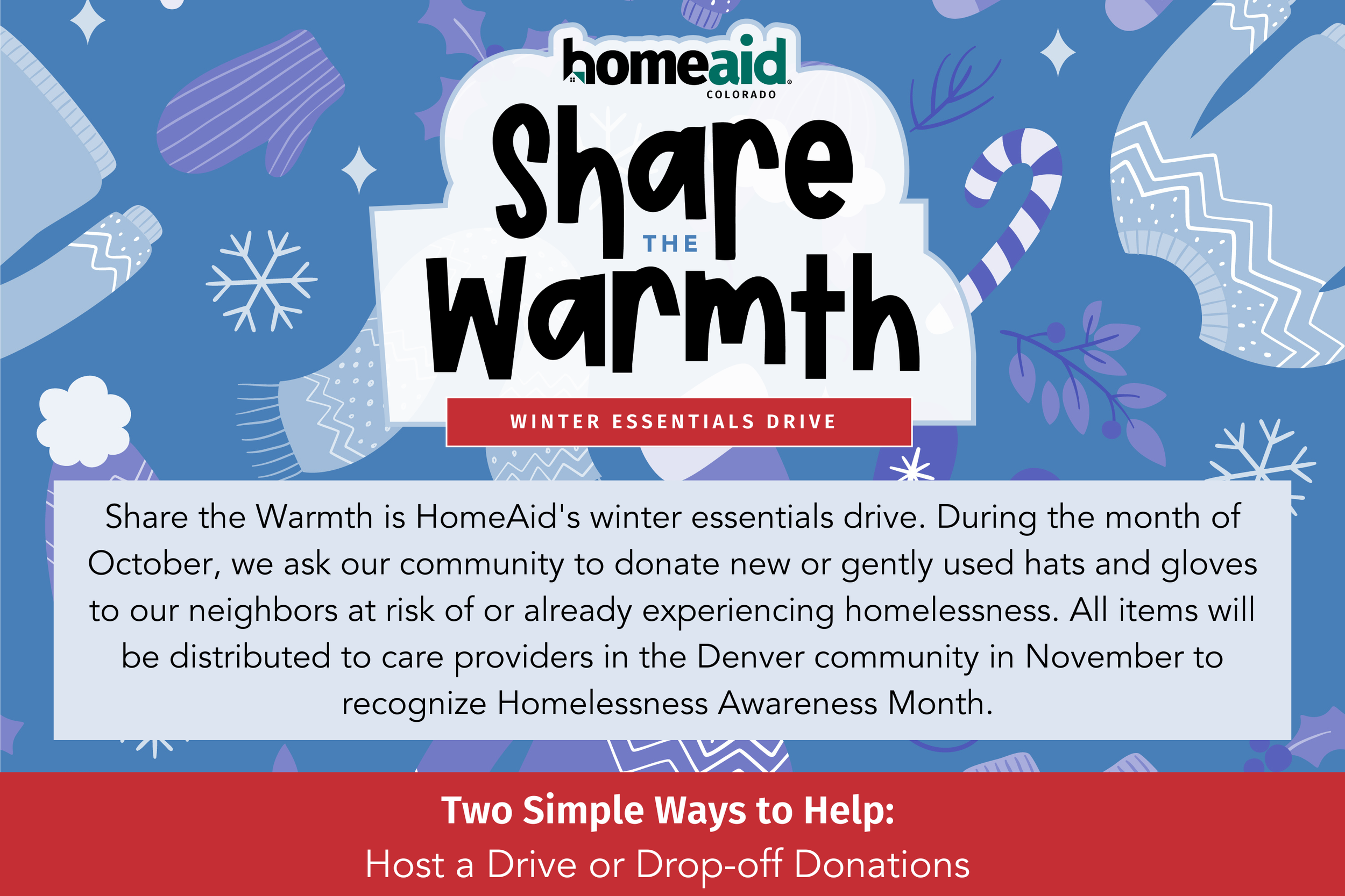 Share the Warmth — HomeAid® Colorado | Building A Future Without ...