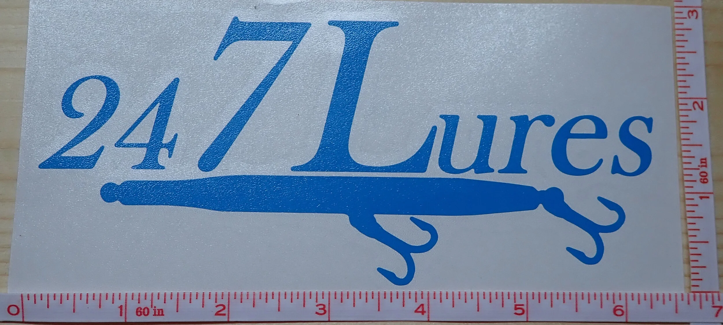 Stickers - 247 Lures Logo — 247 Lures - Handmade wooden lures