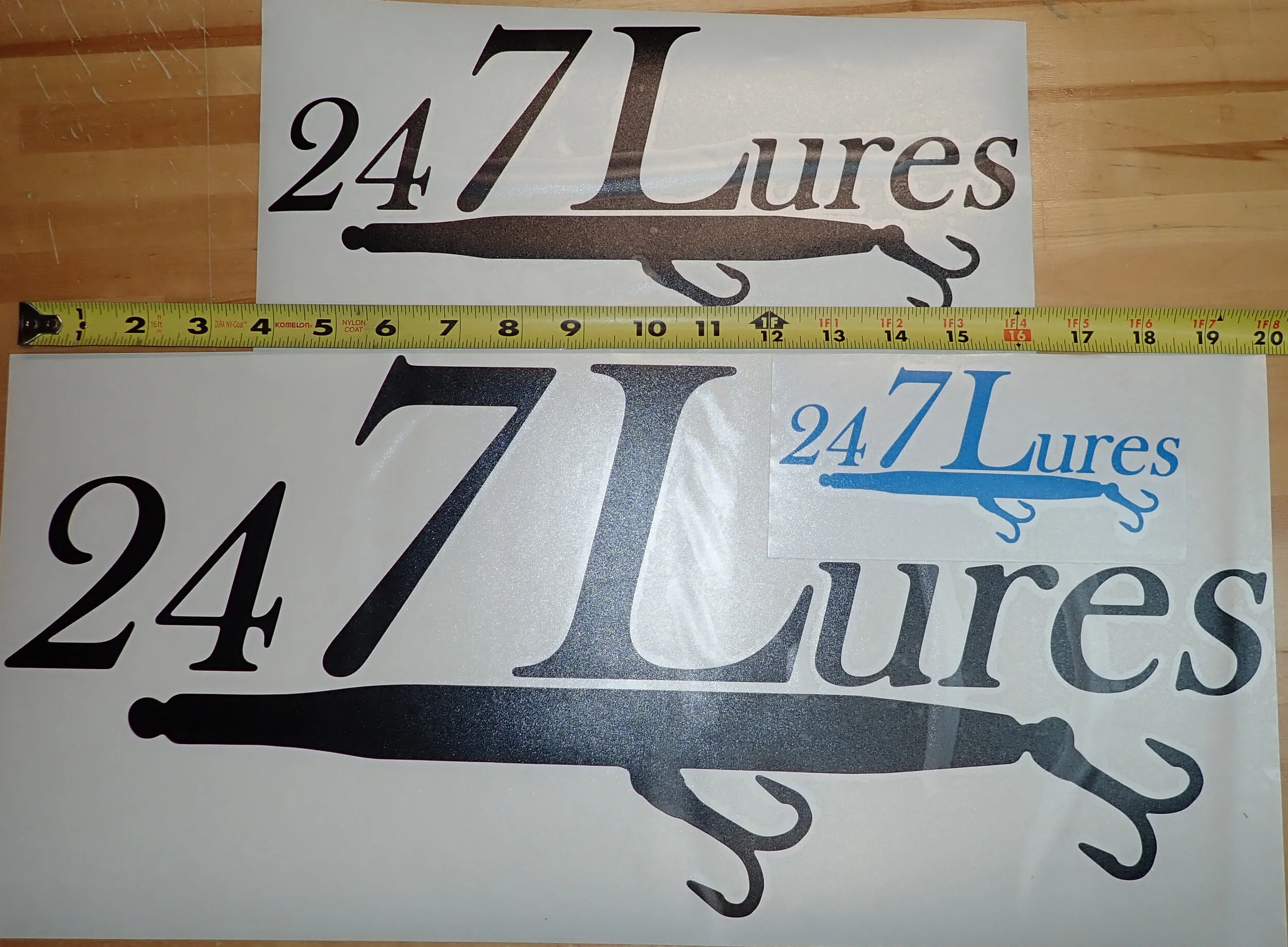 Stickers - 247 Lures Logo — 247 Lures - Handmade wooden lures