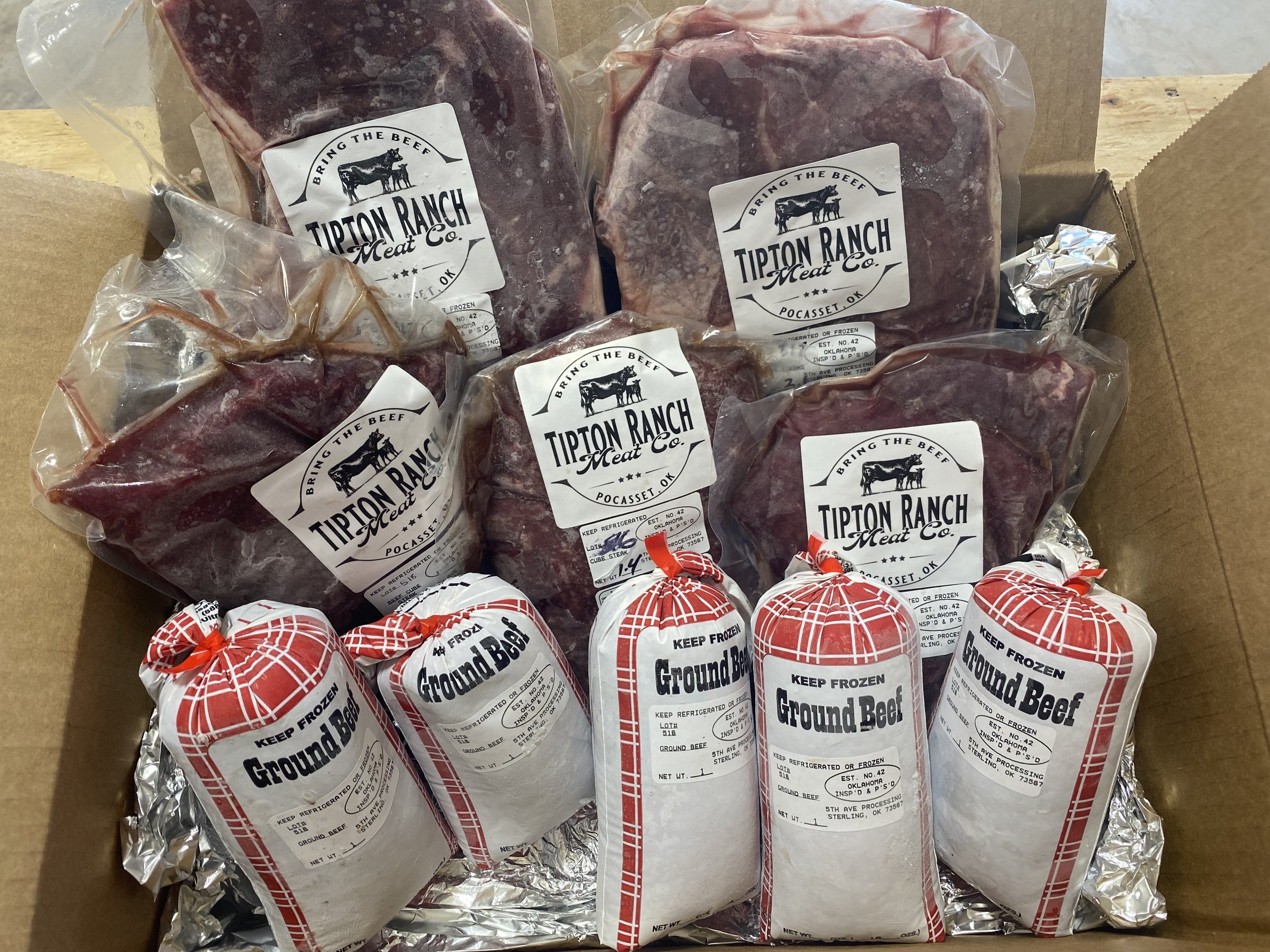 Large Variety Beef Box — Tipton Ranch Meat Co.
