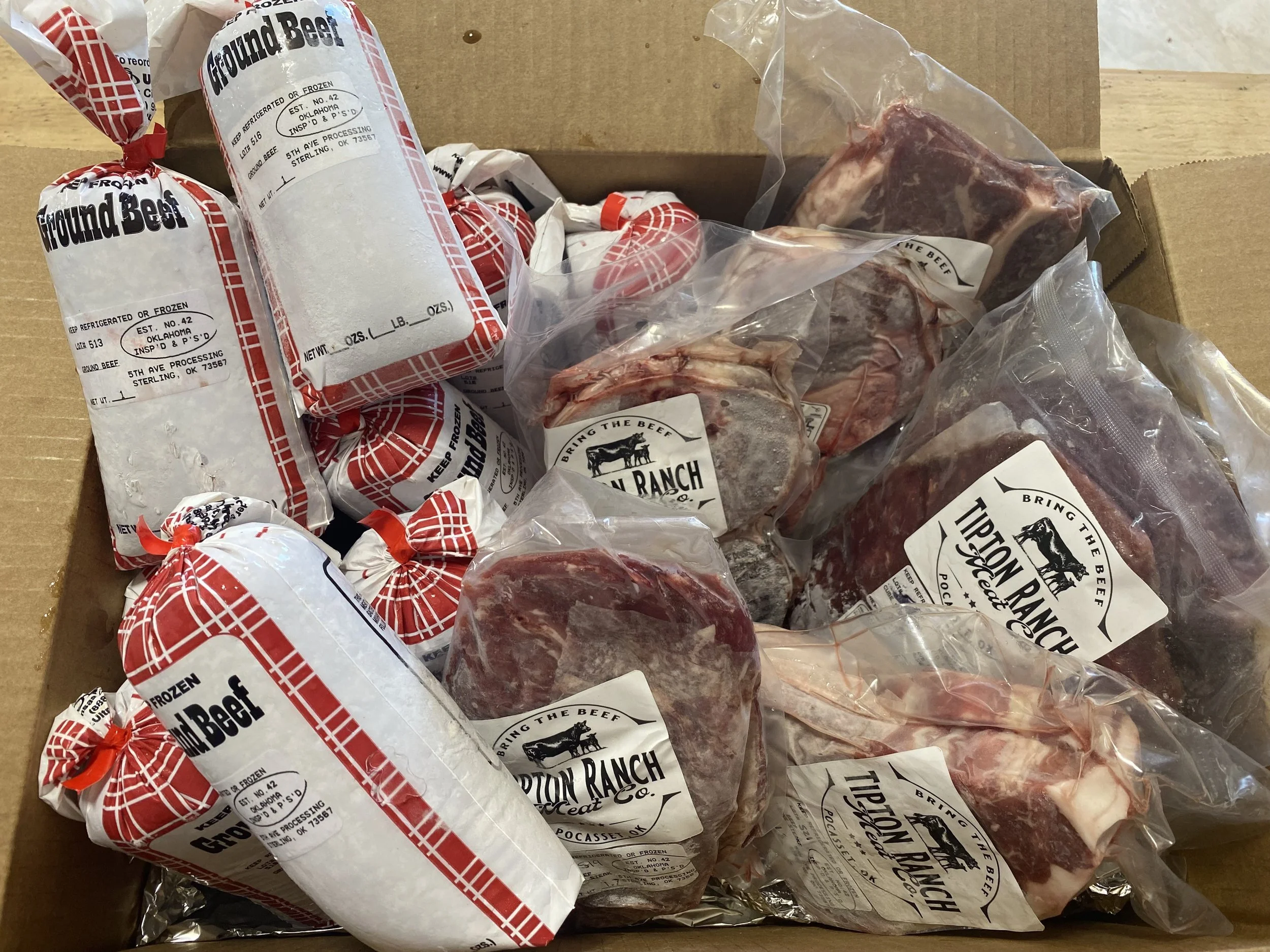 Large Variety Beef Box — Tipton Ranch Meat Co.