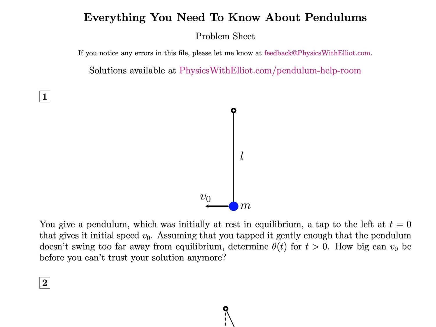Everything You Need To Know About Pendulums — Physics with Elliot