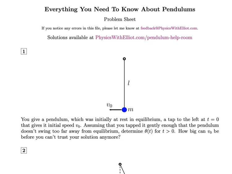 Everything You Need To Know About Pendulums — Physics with Elliot