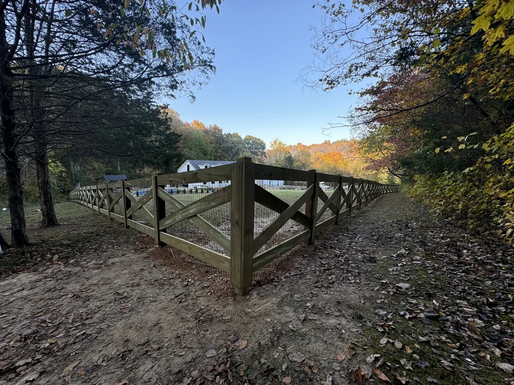 5-Bar Galvanized Steel Continuous Fence Panels