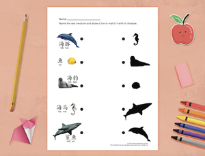 Free Bilingual Worksheets & Activities — Stockton Montessori School