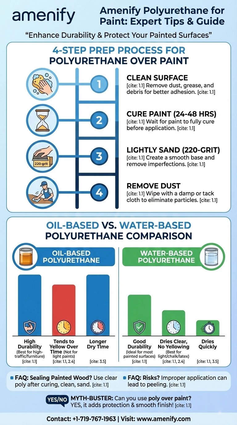 Can You Use Polyurethane Over Paint? 5 Powerful Truths — Amenify
