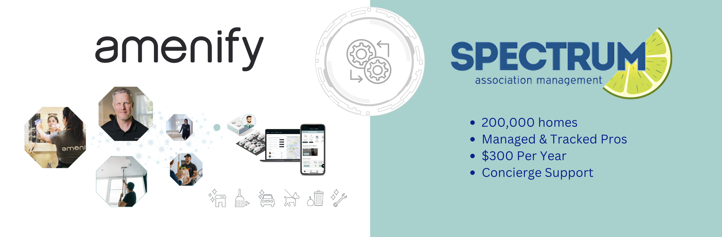 Amenify and Spectrum HOA Partner for 200,000 Homes — Amenify