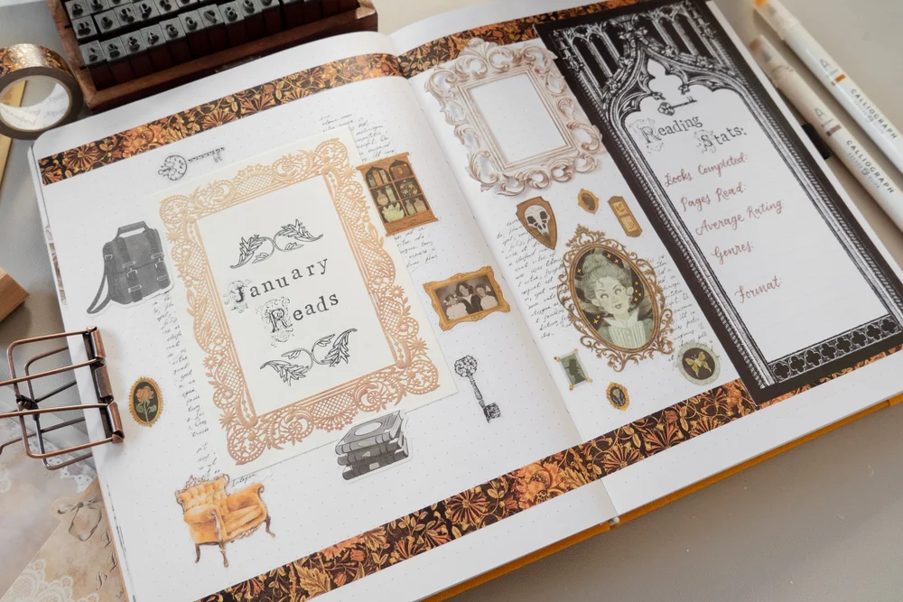 January Reading Journal Spreads & What I Read in December — Erin Smith ...