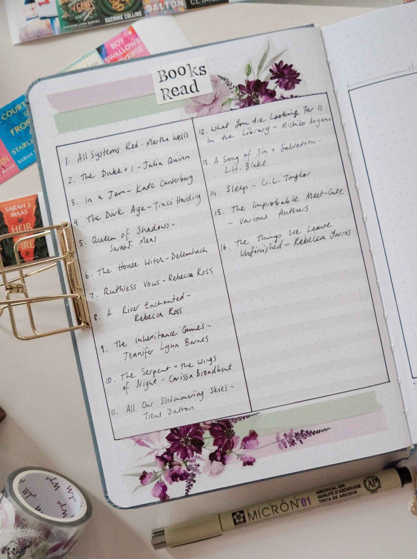 5 Easy Reading & Book Tracker Ideas for Your Journal — Erin Smith ...
