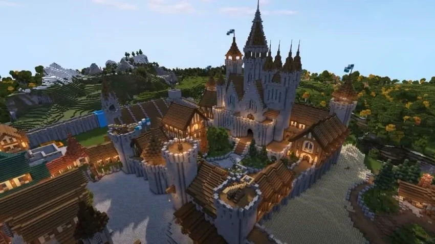 Minecraft Blueprints Castle