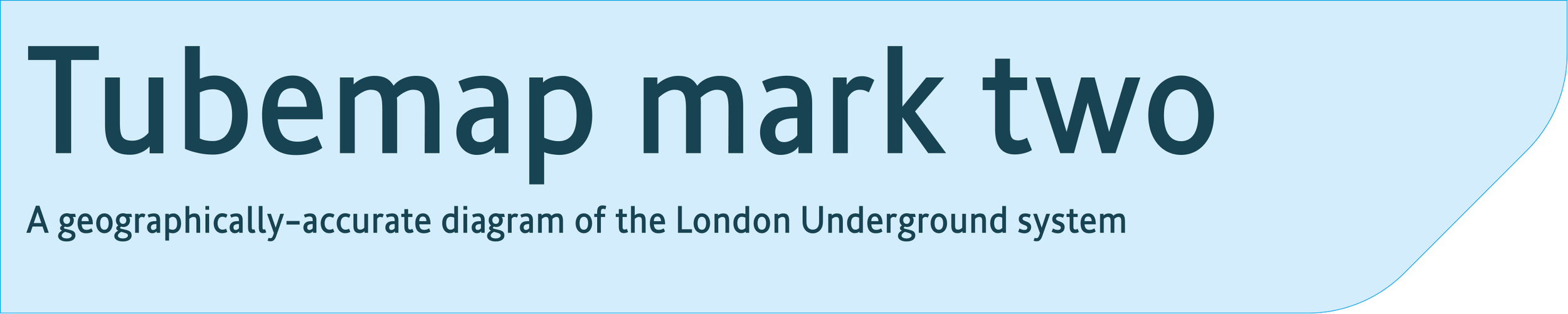 London Tubemap — Mark Noad