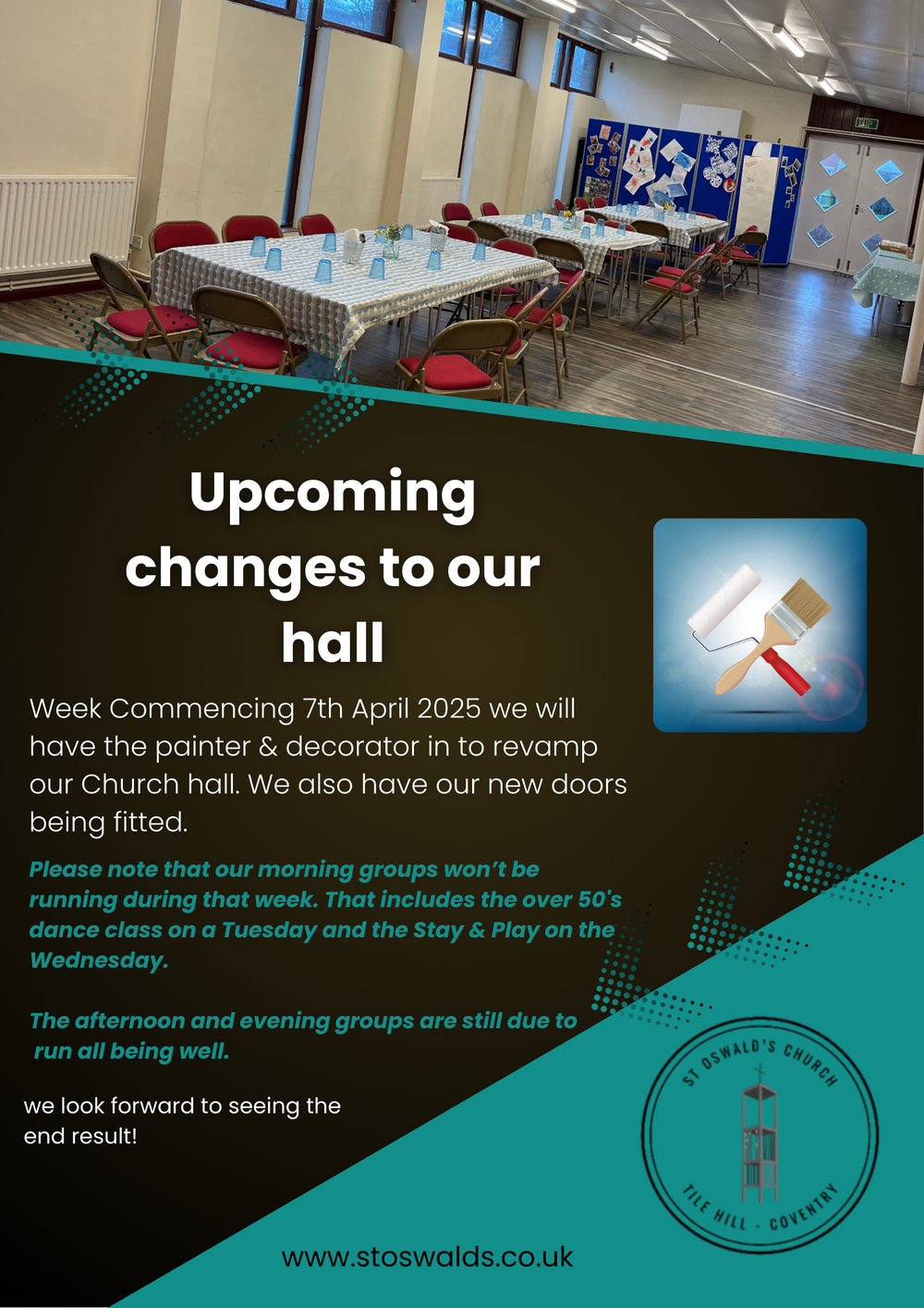 Upcoming changes to our Church hall. — St Oswald's Church