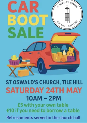 Car Boot/Table Top Sale — St Oswald's Church