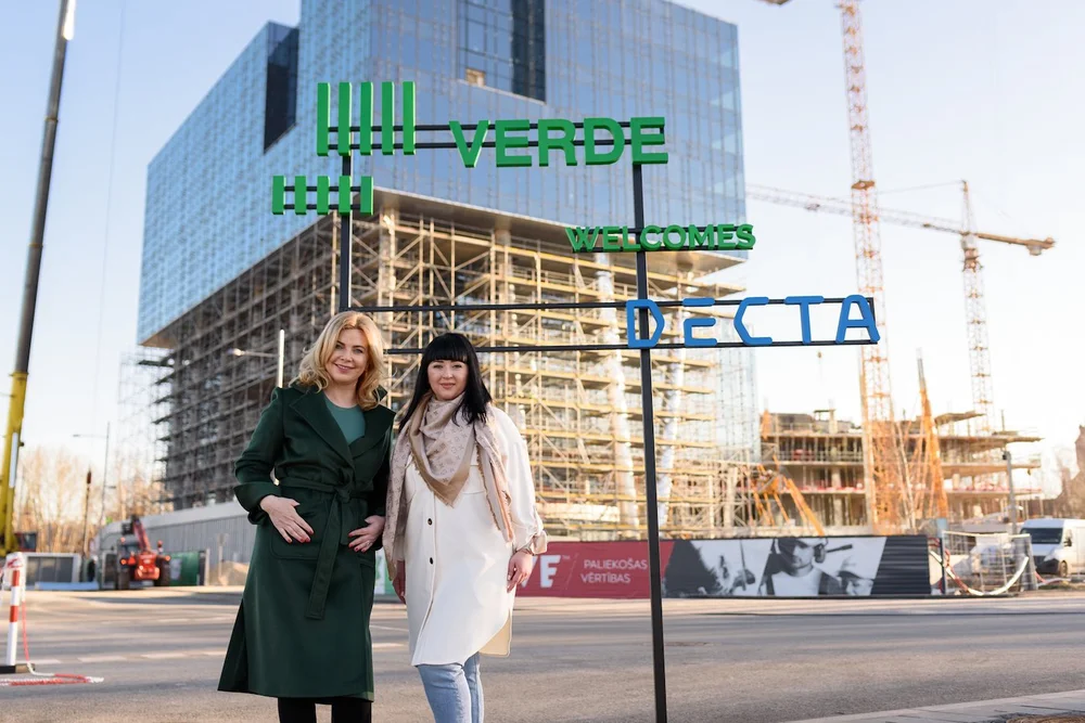 Finanšu tehnoloģiju uzņēmums "DECTA" kļūst par " Verde" otro enkurnomnieku