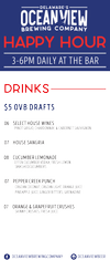Food & Drinks Menu | Craft Brewery & Restaurant | Ocean View, DE