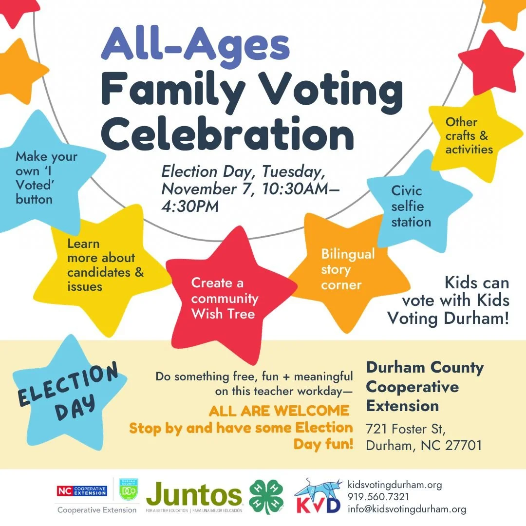 Family Voting Celebration / Celebración de Votar para toda la familia ...