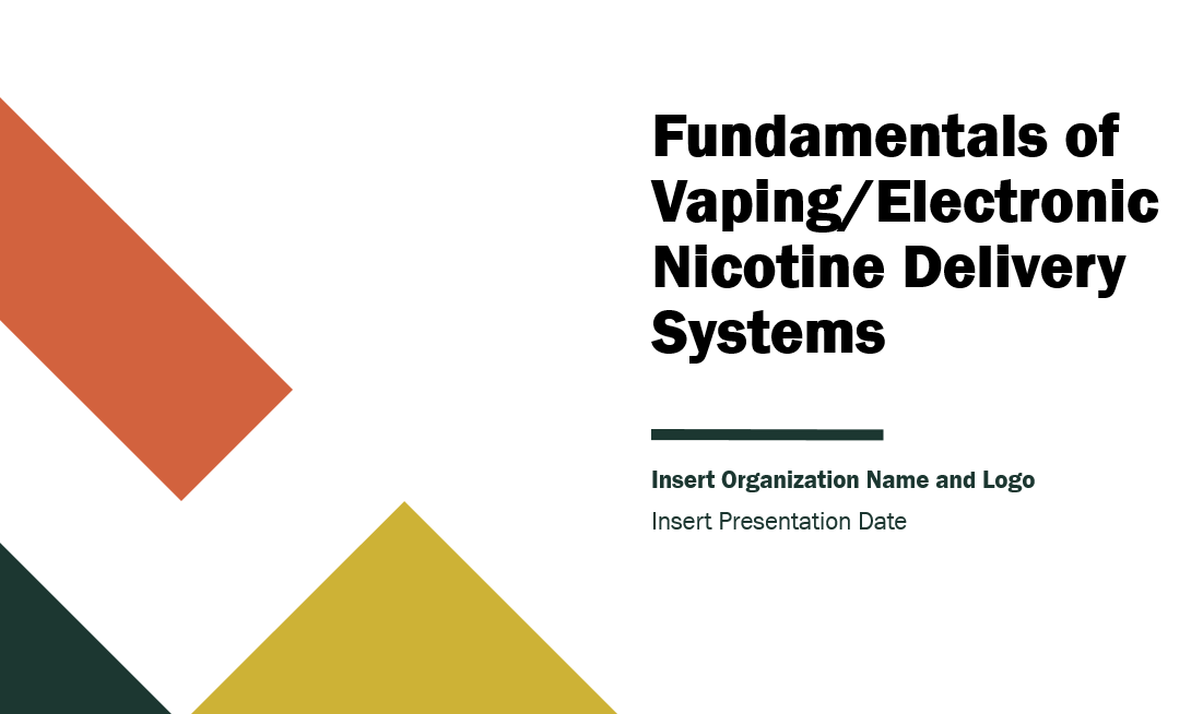 Vaping Resources — Prevention Training Center