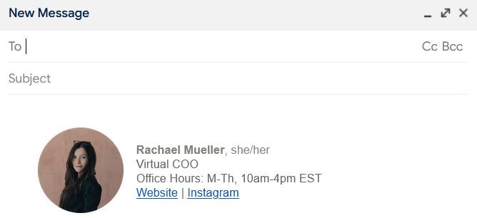 How to: Create a Custom Email Signature (+ free template)