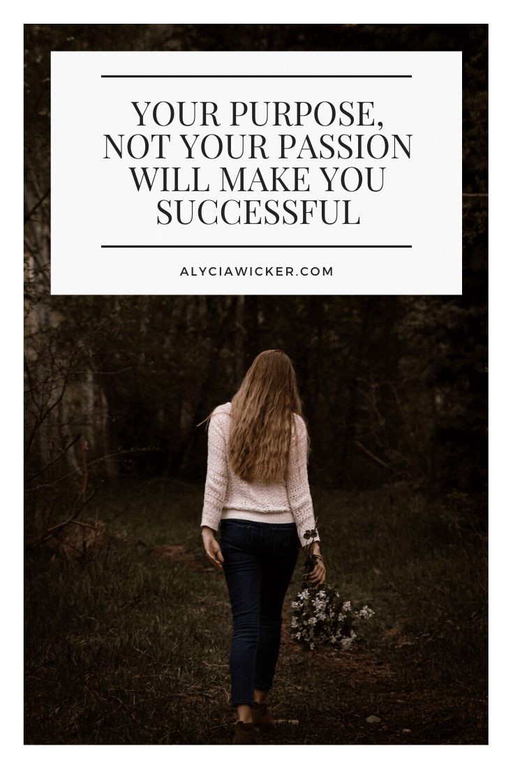 Your Purpose, Not Your Passion Will Make You Successful — Alycia Wicker