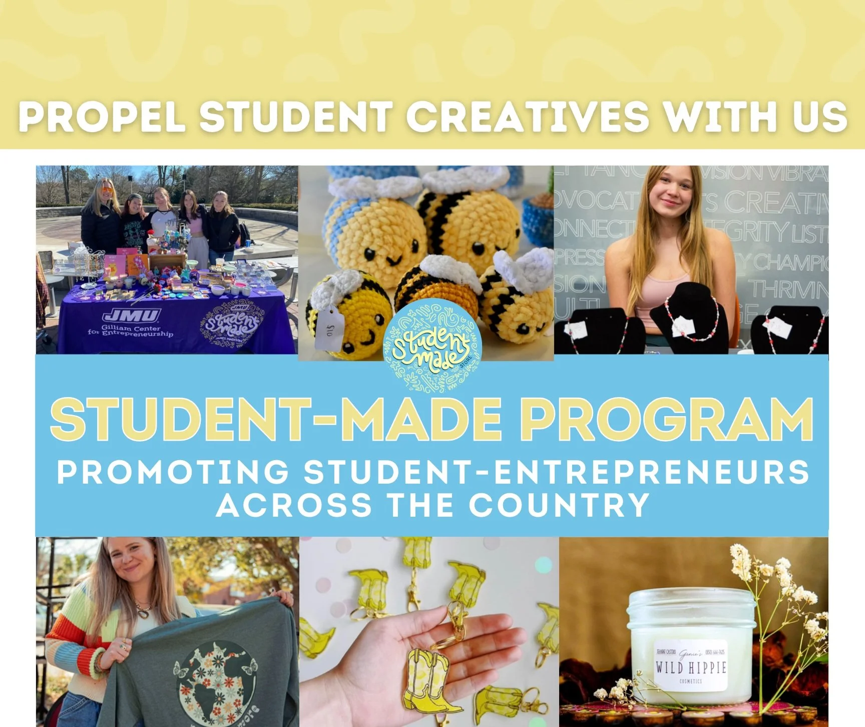 PROMOTING STUDENT FOUNDERS AT FSU AND ASU — Student-Made Store™