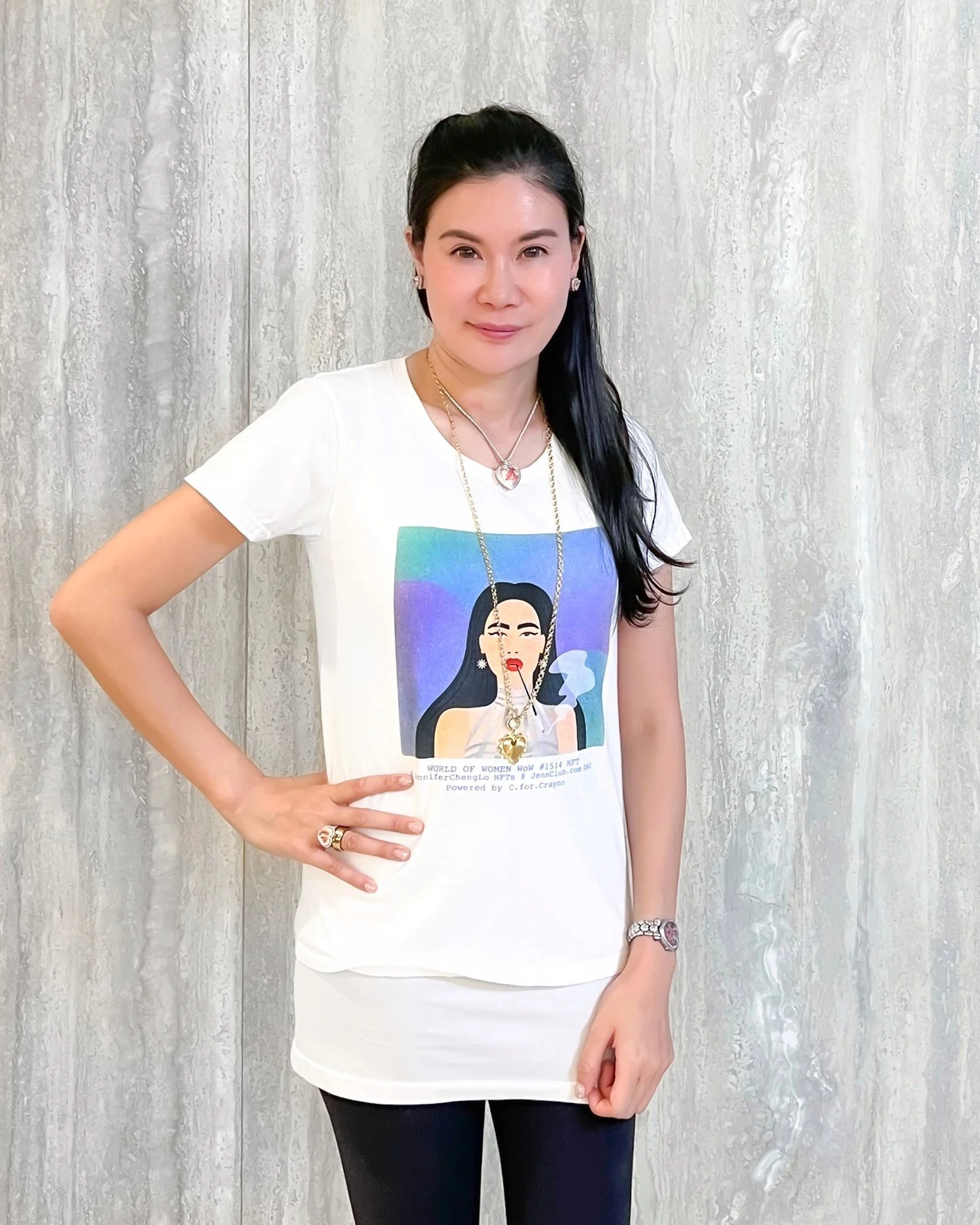 NFT T-Shirt by Jennifer Cheng Lo NFT Collection — JENNIFER CHENG-LO
