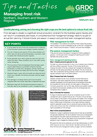 Frost Extension Delivery — FarmLink Research