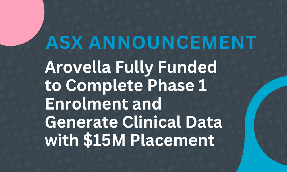 Arovella Therapeutics ASX: ALA