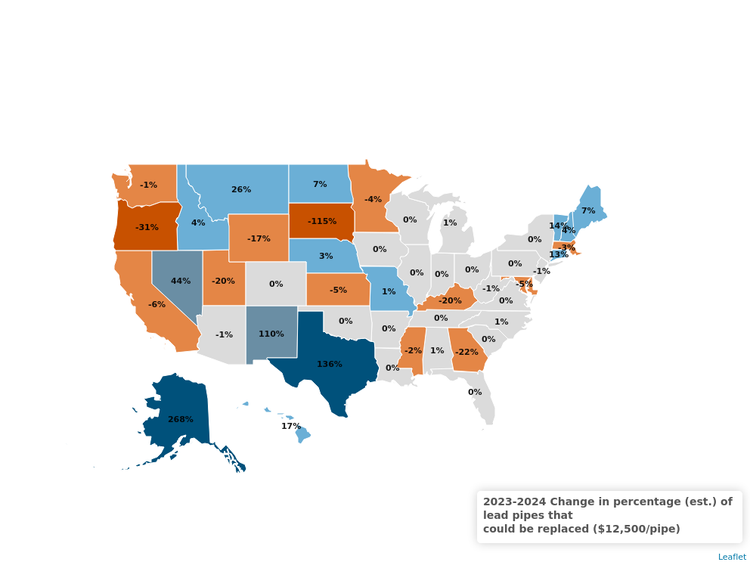 How far will BIL dollars go in replacing lead lines across the country ...