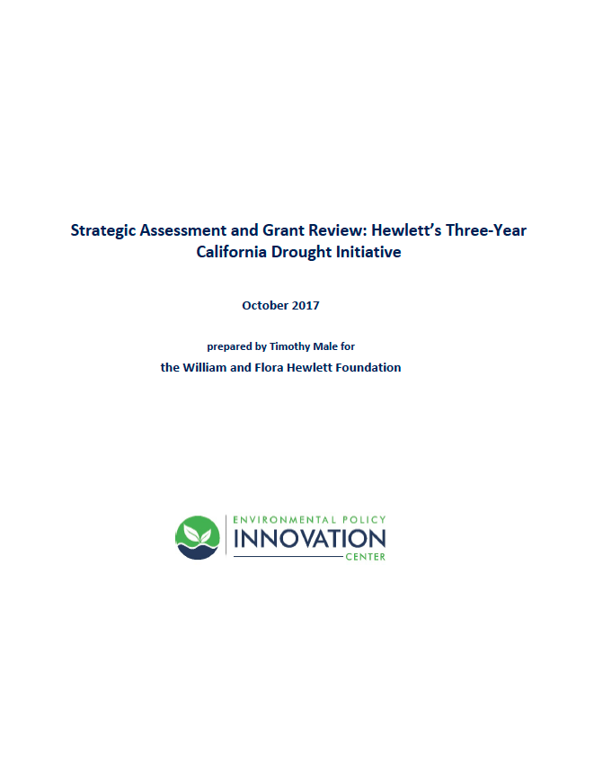 California-Drought-Initiative-Evaluation — Environmental Policy ...
